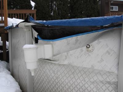 Above Ground Pool Wall Buckled and Broke